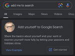 Add Me to Google | Add Me to Search Get Started - Guide